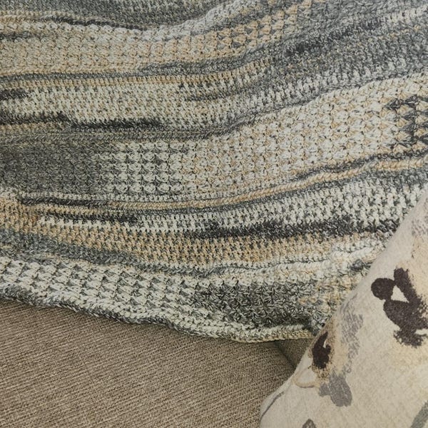 Mixed Mesh Crochet Baby Blanket PATTERN - Etsy