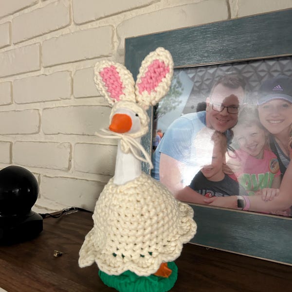 PATTERN for 7 Inch DESK Goose Easter Bunny Dress Outfit Digital ...