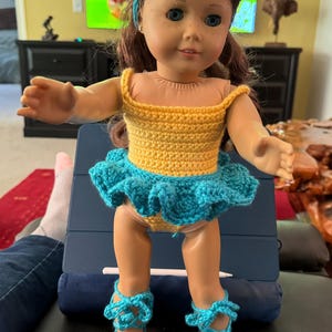 School Uniform Crochet Pattern for Dolls Like the 18 Inch American Girl ...