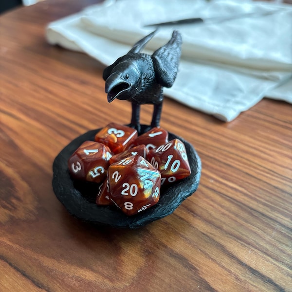 Raven Treasure/dice Guardian - Etsy