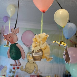 Cutout Winnie the Pooh Tree With a Hive Classic Decor for a Baby Shower ...
