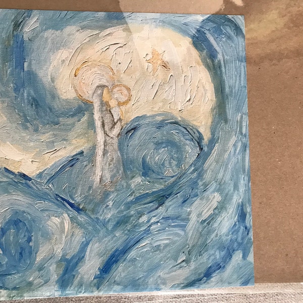 Catholic Art Wall, Jesus Painting, Catholic Art Prints, Abstract ...