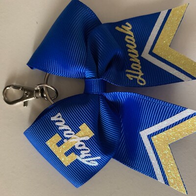 Matching Set Cheer Bow large & Keychain - Etsy