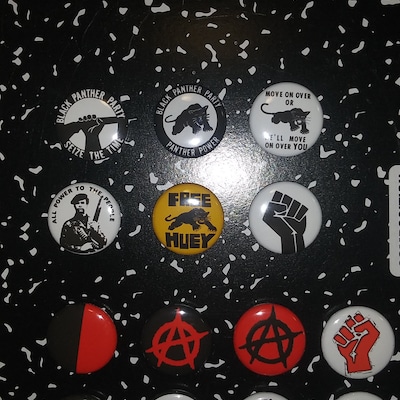 ANARCHISM Theme Buttons Pins Badges Pinbacks Anarchist Socialist ...