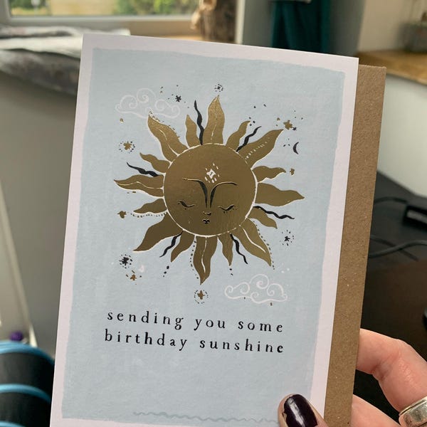 Pisces Birthday Card | Zodiac Birthday Card | Astrology Birthday Card ...