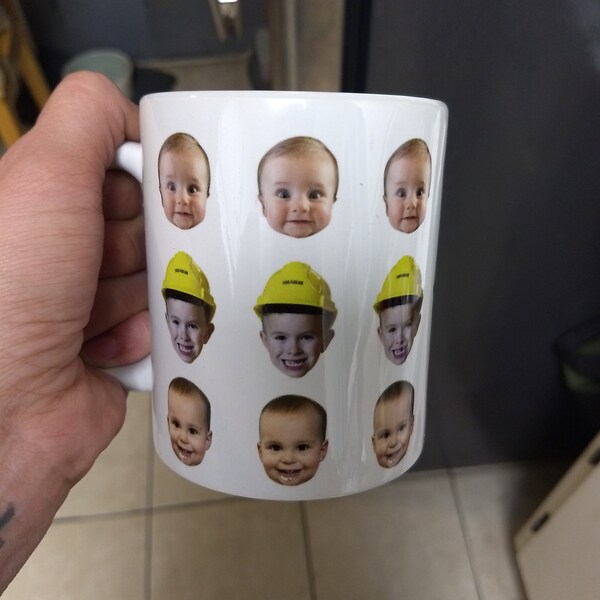 Faces Mug, Custom Face Mug, Funny Photo Mug, Custom Mug, Personalized ...