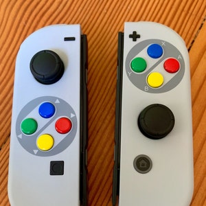 Custom Super Famicom Themed Nintendo Switch Joy-con Joycon Controllers ...