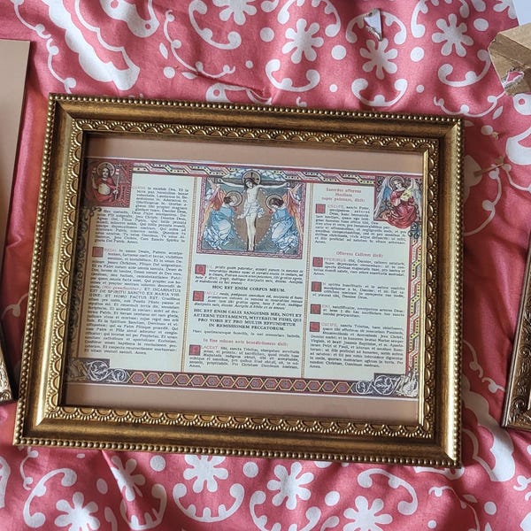 Latin Mass Altar Cards Traditional Catholic Tridentine Pre Vatican 2 ...