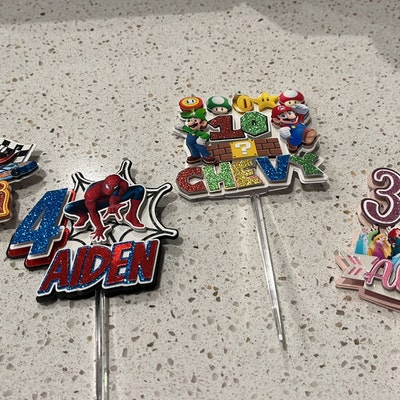 Super Hero Inspired Cake Topper - Etsy