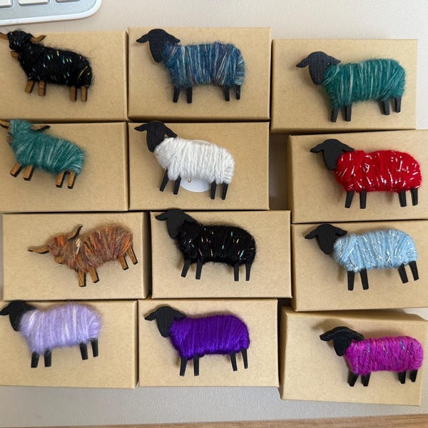 Heilan Coo Aka Highland Cow, Ornament, Double Sided, Red Royal Stewart ...
