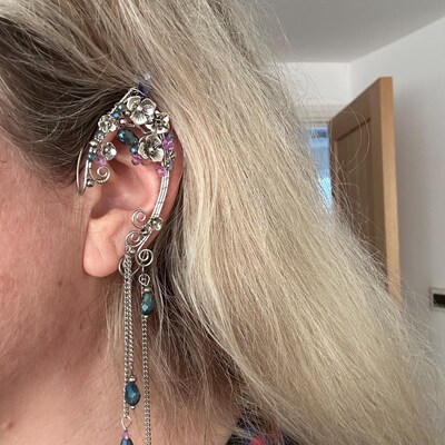 Silver Moon Forehead Jewelry Red Crystal Head Chain for Woman Boho ...