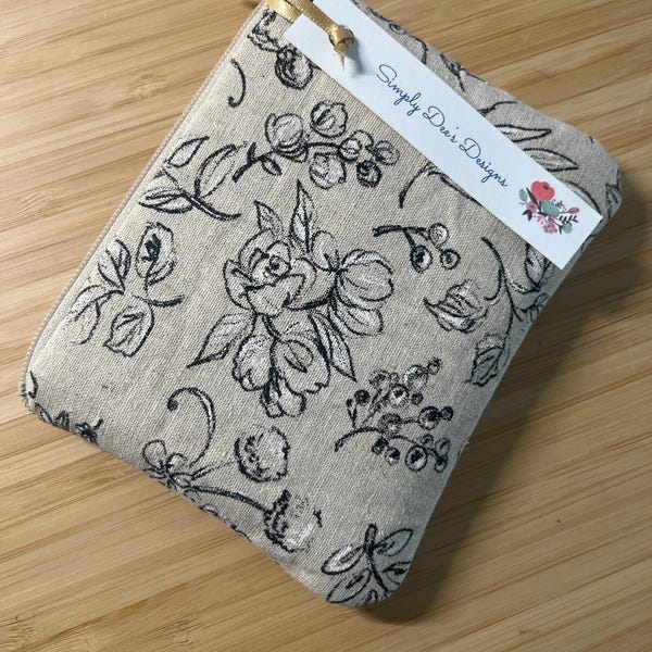Rifle Paper Co. Vintage Garden Cream Large Zipper Pouch, Pencil Pouch ...