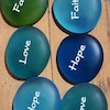 Sea Stones Imprinted Glass Word Stones - Replica Sea Glass - Etsy