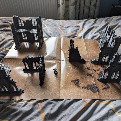 Large Bundle of Wall of Saints Defence Line Kits Scenery Terrain for ...