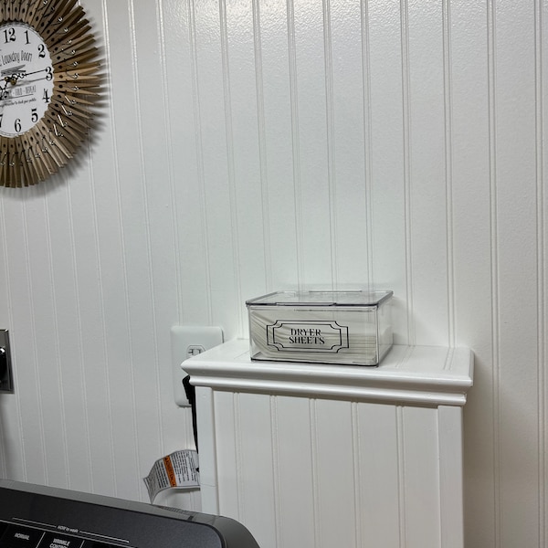 Dryer Sheets Box, Dryer Sheet Container, Dryer Sheet Organizer, Laundry ...