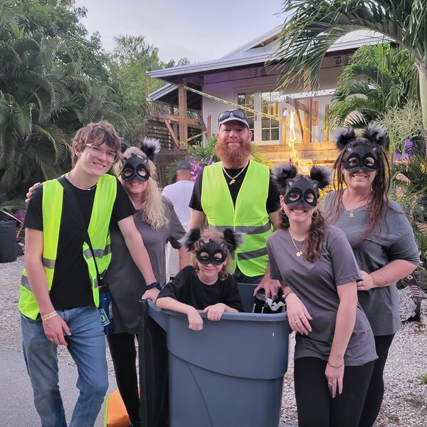 Raccoon Party Mask - 2 Sizes - Raccoon Photo Prop - Raccoon Party Favor ...