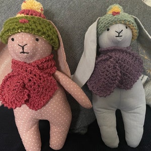 Basic Bunny Sewing Pattern Rabbit With Clothing Instant - Etsy