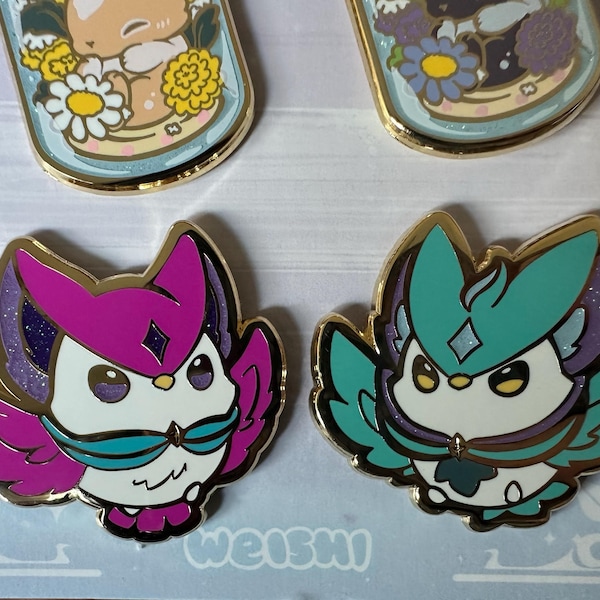 Little Legends Enamel Pin Dango Riku Saki Hushtail Featherknight ...