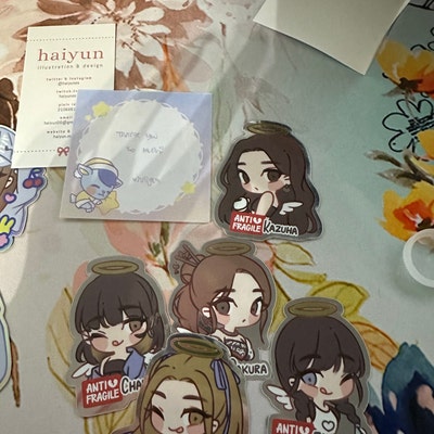 K/DA ALL OUT Holographic Stickers / K-pop Laptop, Water Bottle Decals ...