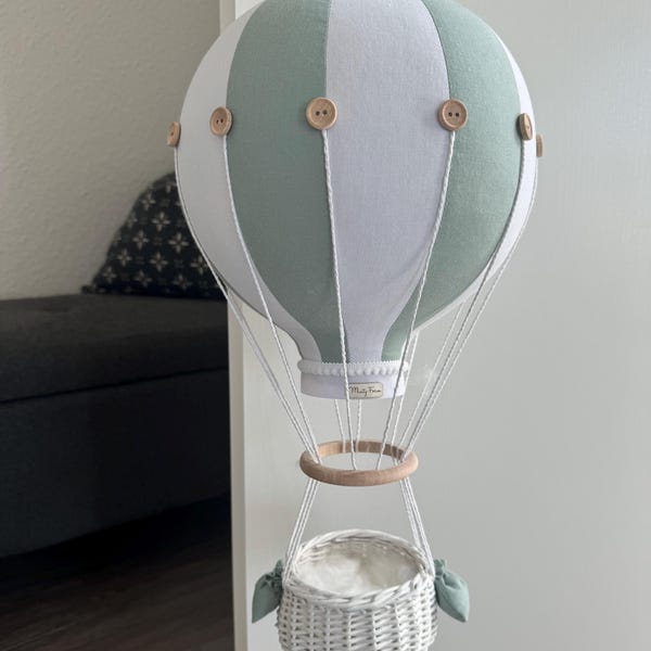 Standing Hot Air Balloon Balloon Centerpiece Travel Theme Nursery ...