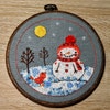 Snow Friends Embroidery Pattern - Etsy Canada