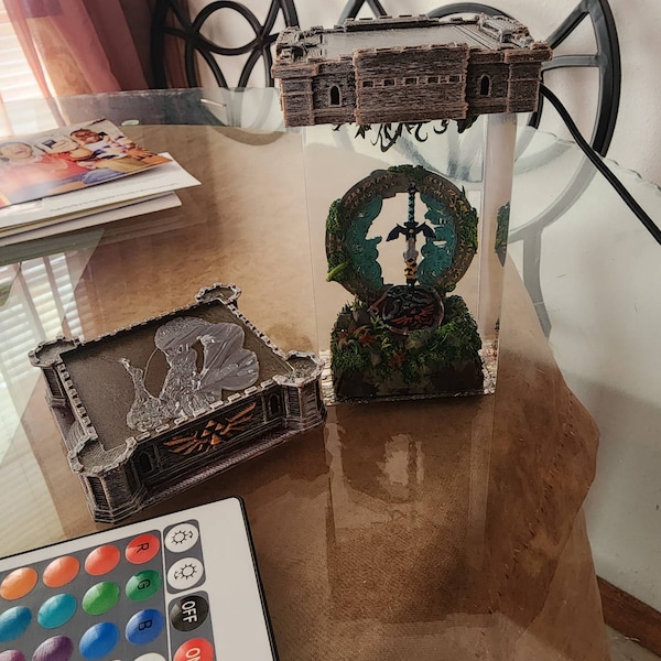 Master Sword and Shield Lamp, Li.nk Zel.da Resin Lamp, Link Ze.ld.a ...