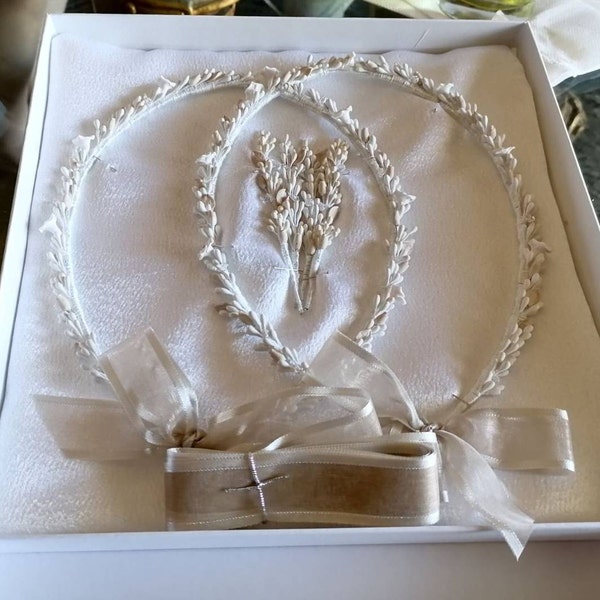 Vintage Stefana Handmade Greek Wedding Stephana From Porcelain Rose ...