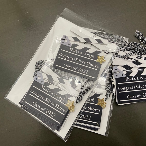 Movie Party Favor Tags. Movie Party. Hollywood Theme. Movie Night Party ...