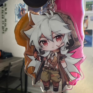 Bennett and Razor Keychains Genshin Impact Arcylic Charms - Etsy