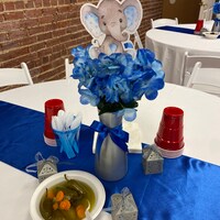 Elephant Baby Shower Centerpiece Elephant Party Decor Elephant Cupcake ...