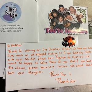 You're Insecure One Direction What Makes You Beautiful Sticker - Etsy