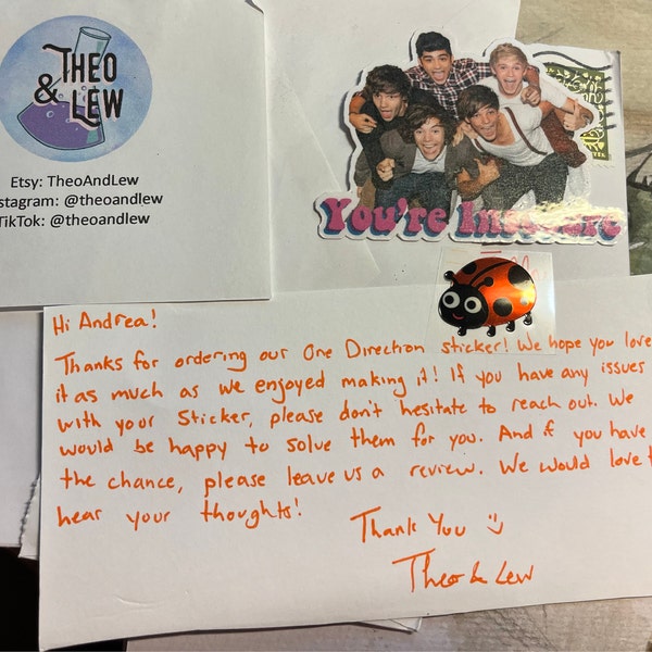 You're Insecure | One Direction What Makes You Beautiful Sticker - Etsy