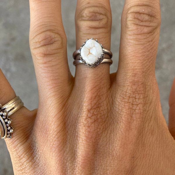 Single Tooth Ornate Ring (made in Your Size) - Etsy