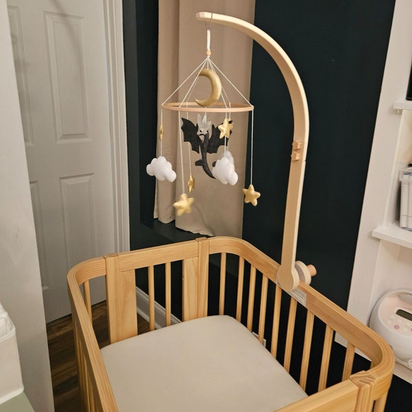 Clouds Baby Mobile, Rainbow Crib Mobile, Baby Girl, Ceiling Mobile ...