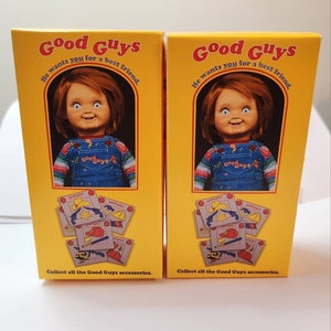 Child's Play Chucky Doll Box Ships to You Cut, With Fold Lines Scored ...