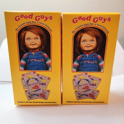 Child's Play Chucky Doll Box Ships to You Cut, With Fold Lines Scored ...