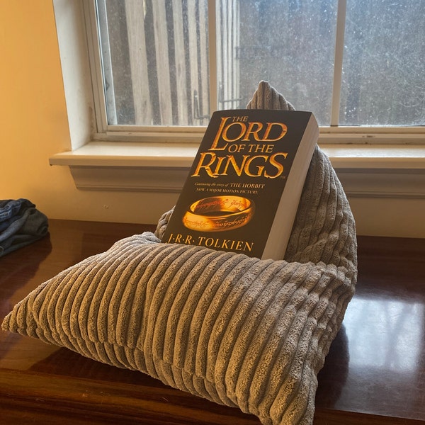 Corduroy Pyramid Pillow: Tablet & Book Stand, Sofa Cushion - Etsy