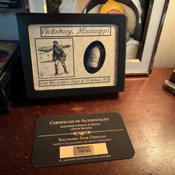 Civil War Relic From Shiloh, Tennessee With Display Case and COA - Etsy