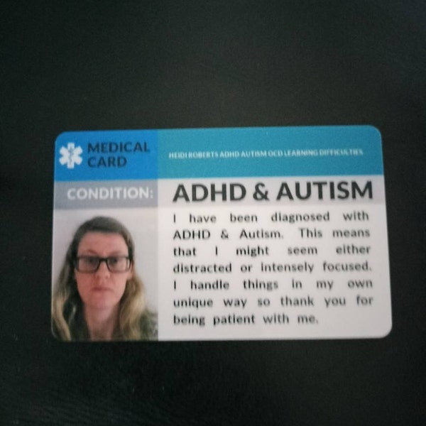 Custom Photo ID Card - Personalised Biodegradable Plastic Identity Card ...