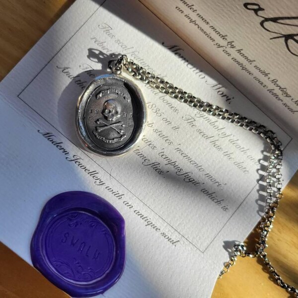 Persevere, Don't Give Up. Antique Wax Letter Seal. Sterling Pendant. - Etsy