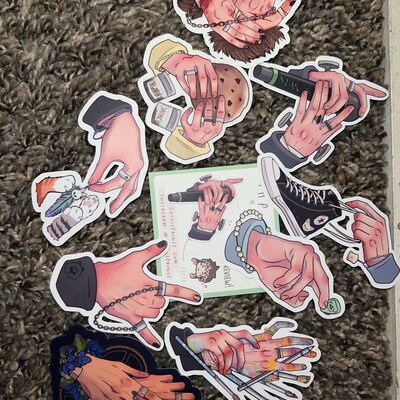 CHANGBIN SKZ Stray Kids Hand Stickers Matte Waterproof Vinyl Kpop ...