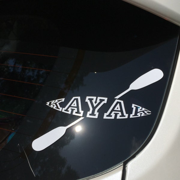 Kayak Vinyl Decal Sticker - Etsy