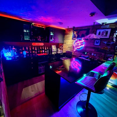 Michigan Neon Sign,michigan Led Sign,michigan Light Sign,michigan Wall ...