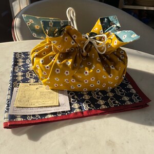 Sakura Kanoko 50x50cm/ Original Reversible Bento Place - Etsy