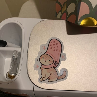 Croc King Sticker / Cat Sticker / Kitten Sticker / Cute Animal Sticker ...