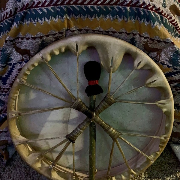 Make Your Own: Four Directions Spirit Drum Kit, Horse, Deer, Buffalo or ...