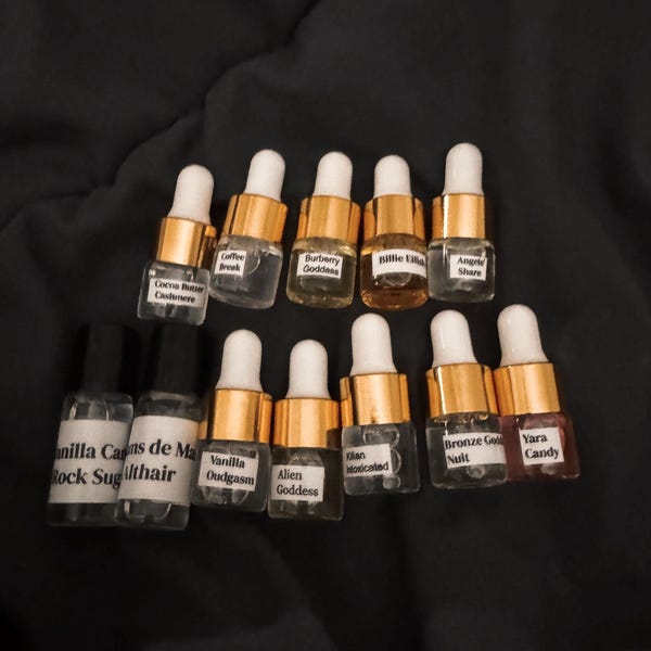 10 Ml. Perfume Oils, Designer Type Oils, Quality Fragrances, Handmade ...