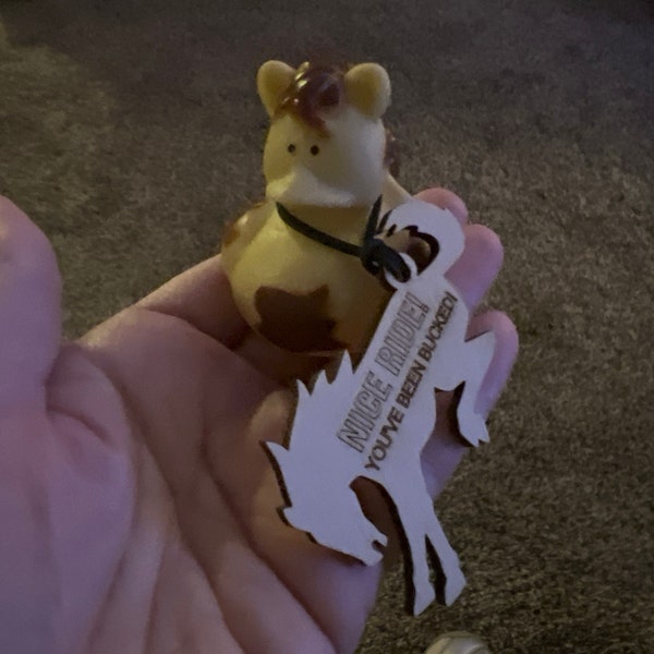 Bucked Bronco Duck Tags. 25 Pack. Perfect for Buckin Bronco Owners Buck ...