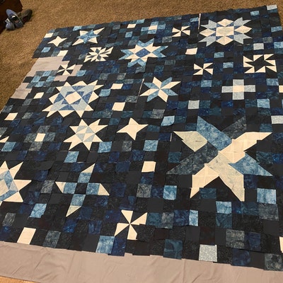 Sailing the Blue Quilt Pattern PDF Download A Fabulous Quilt Featuring ...