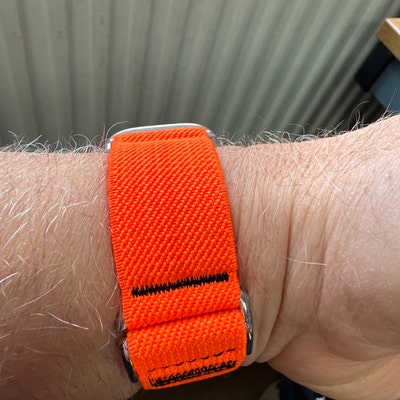 Multicolor Nylon Fabric Smart Watch Band Sport Fitness Quick on Loop ...